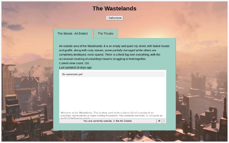 The Wastelands ― Perchance Generator