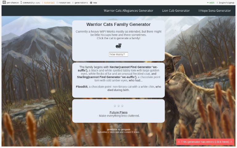 4njqej2fpg ― Perchance Generator