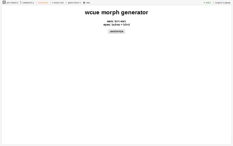 wcue morph generator