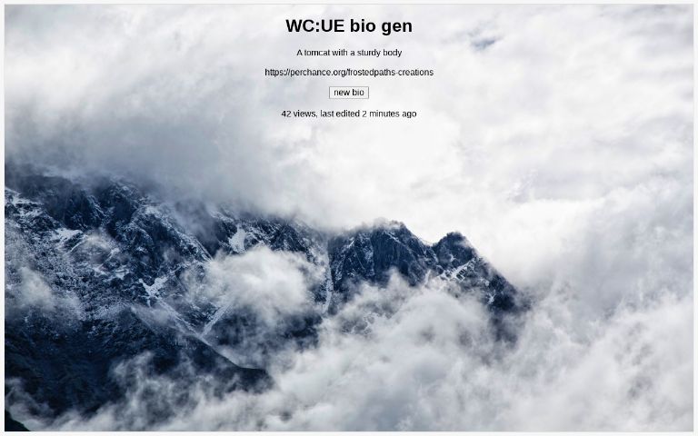 WC:UE bio gen