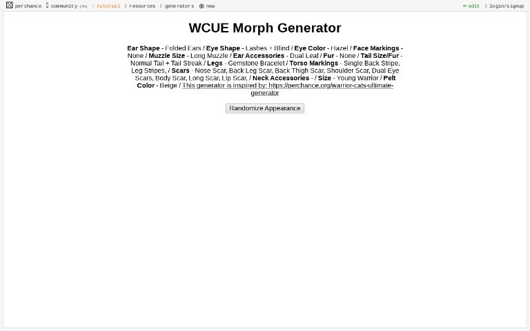 WCUE Morph Generator