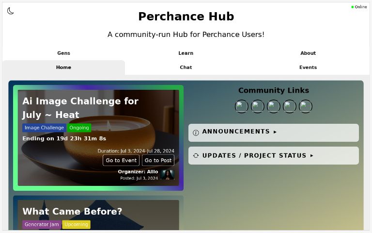 Perchance Hub ― Perchance Generator