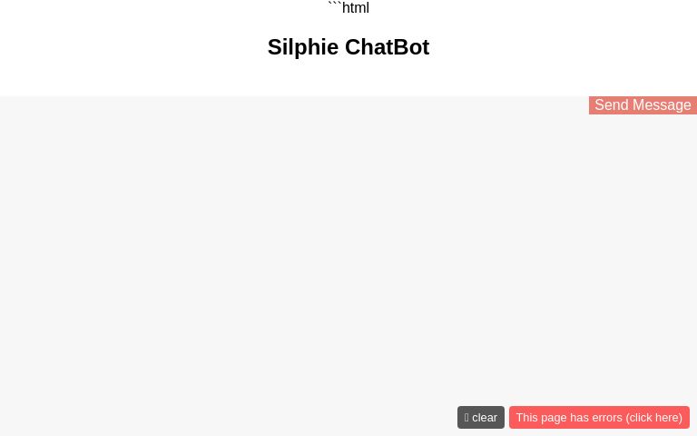Silphie ChatBot ― Perchance Generator