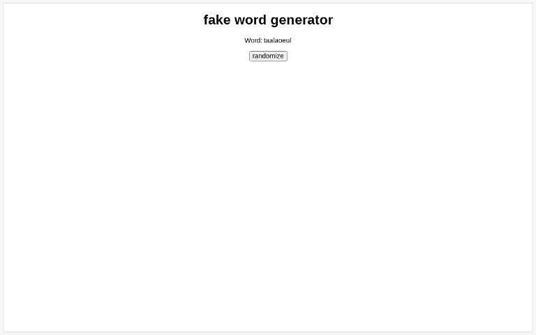 weaver-name-generator