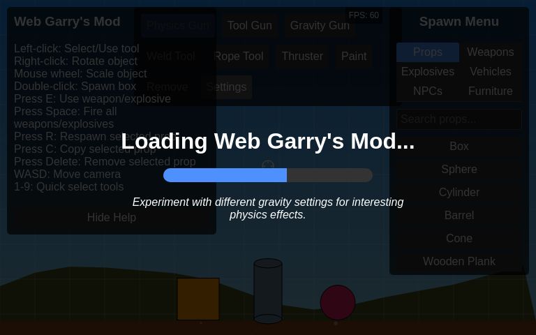 Loading Web Garry's Mod... ― Perchance Generator