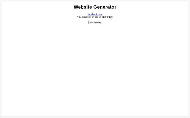 Website Generator