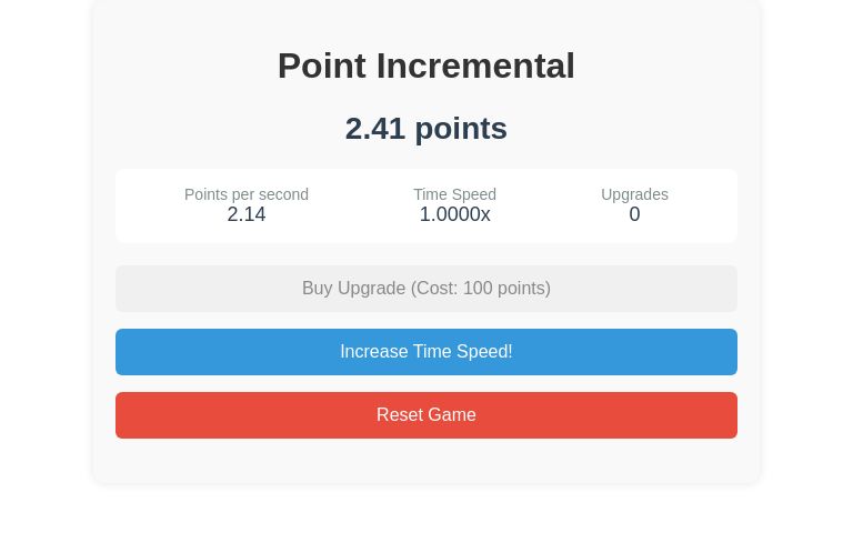 Point Incremental ― Perchance Generator