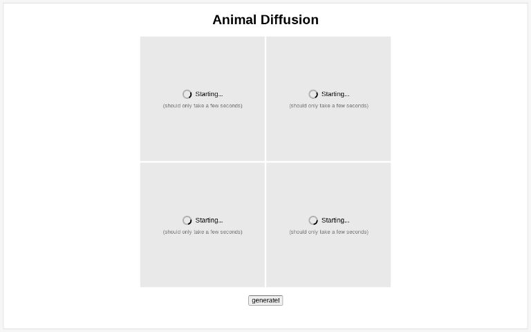 Animal Diffusion ― Perchance Generator