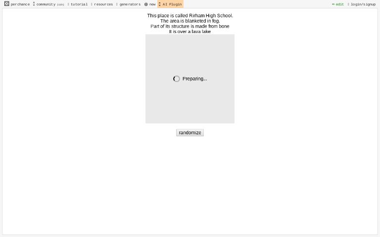 Minimal ― Perchance Generator