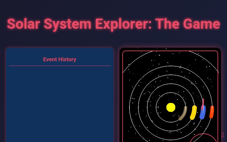 Solar System Explorer: The Game ― Perchance Generator