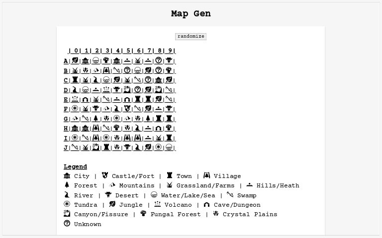Map Gen