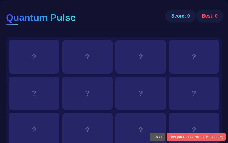 Quantum Pulse ― Perchance Generator