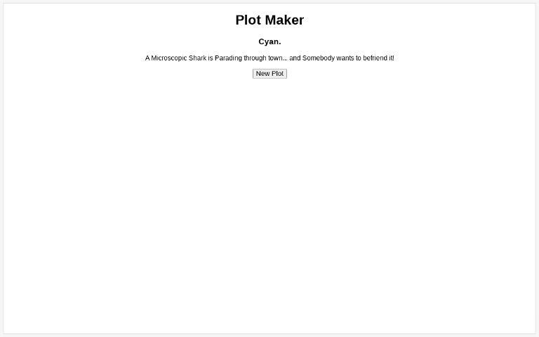 Plot Maker ― Perchance Generator