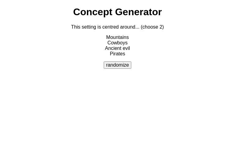 Concept Generator