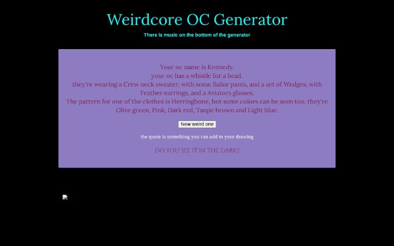 Weirdcore OC Generator