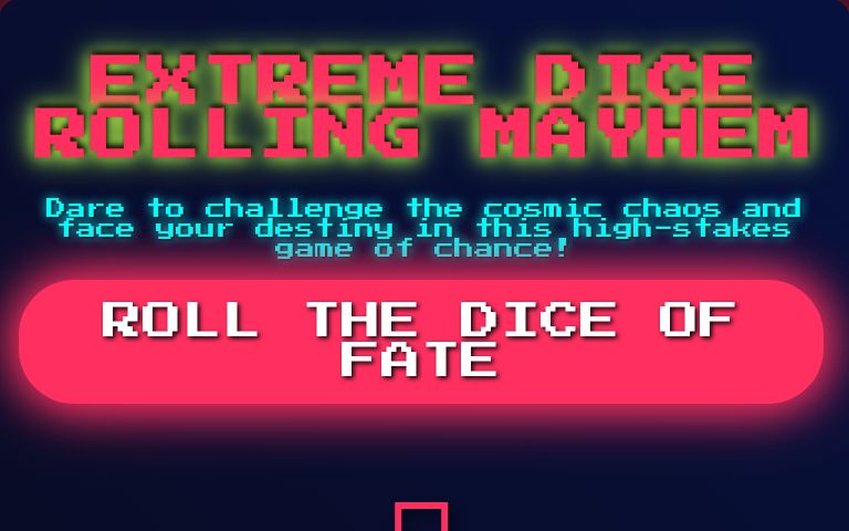 EXTREME DICE ROLLING MAYHEM ― Perchance Generator