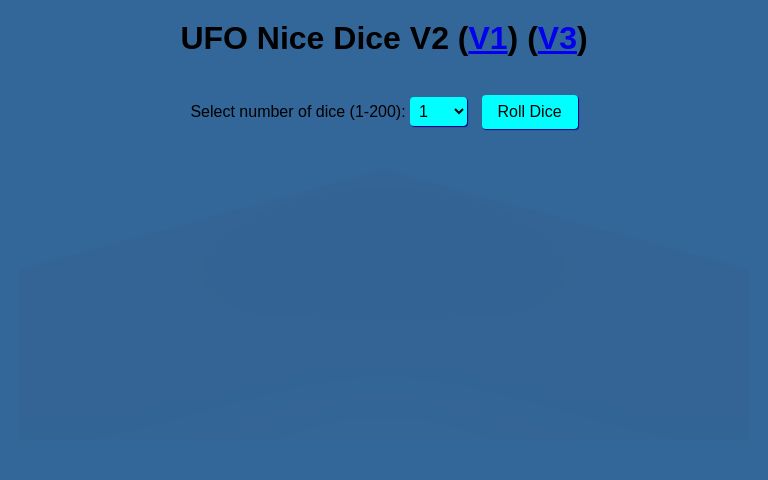 3d Dice roller 2 by UFO ― Perchance Generator