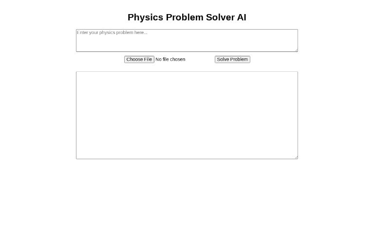 Physics Problem Solver AI ― Perchance Generator
