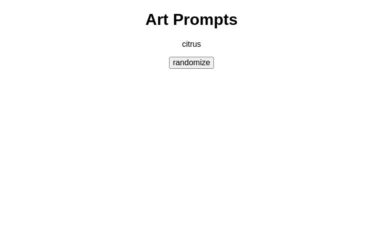 Art Prompts ― Perchance Generator