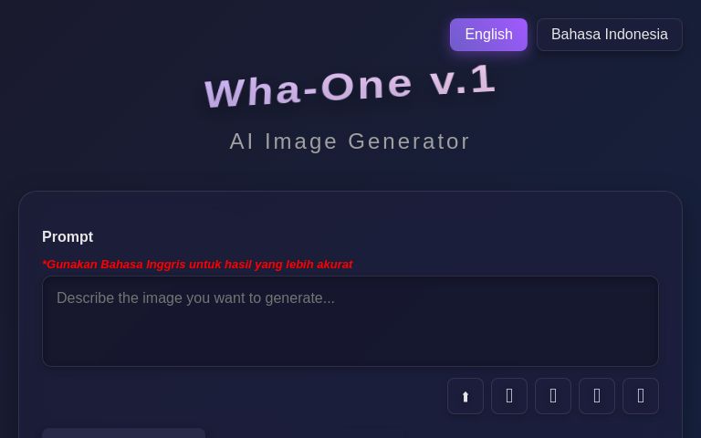 Wha-One v.1 ― Perchance Generator