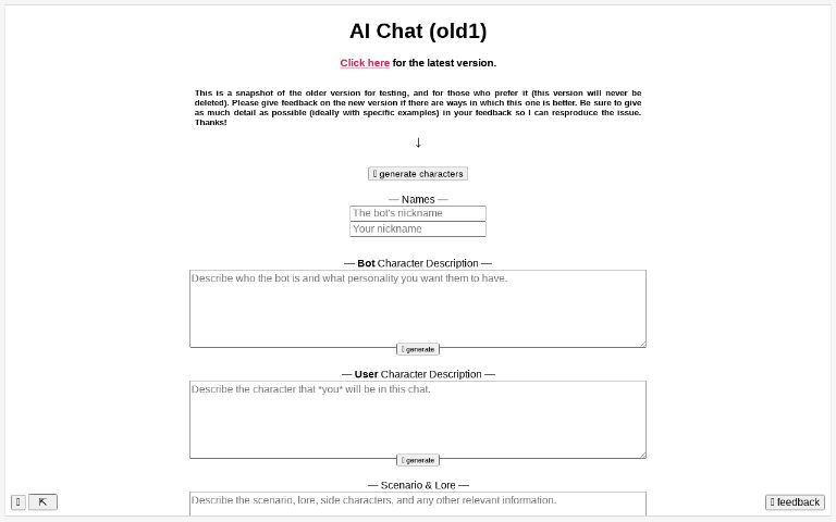 AI Chat & Roleplay (old1)