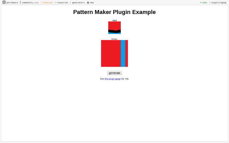 Pattern Maker Plugin Example