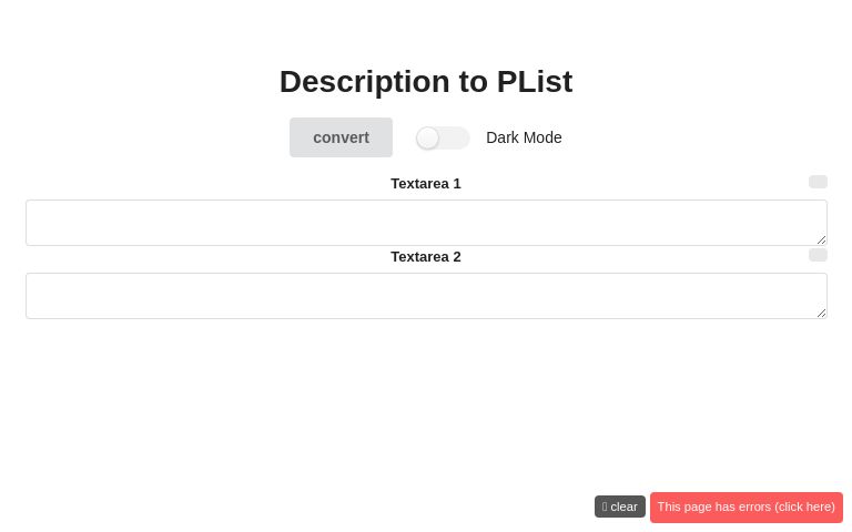 JSON to PList ― Perchance Generator