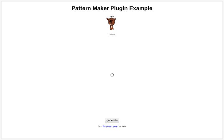 Pattern Maker Plugin Example