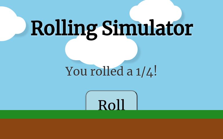 Rolling Simulator ― Perchance Generator