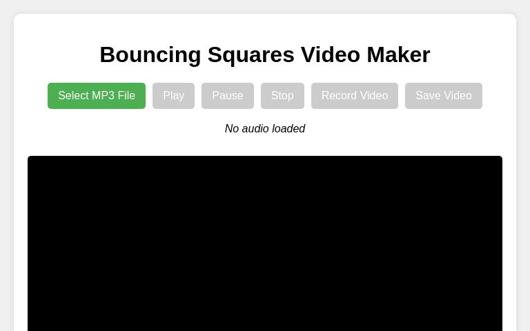 Bouncing Squares Video Maker ― Perchance Generator