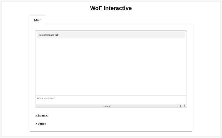 WoF Interactive ― Perchance Generator