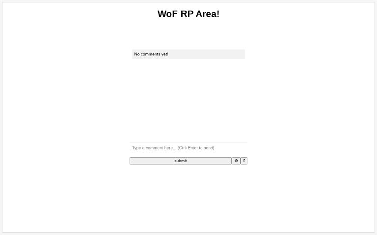 WoF RP Area! ― Perchance Generator