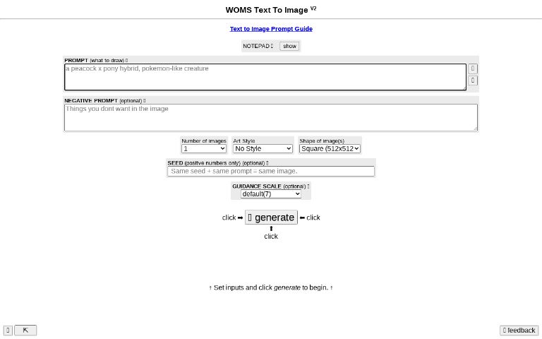 Stable Diffusion AI ― Perchance Generator