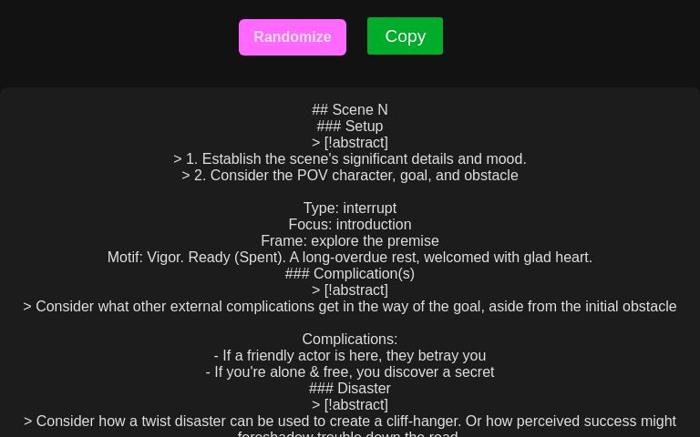 Wooza Pomo ― Perchance Generator