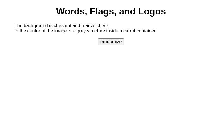 Words, Flags, and Logos ― Perchance Generator