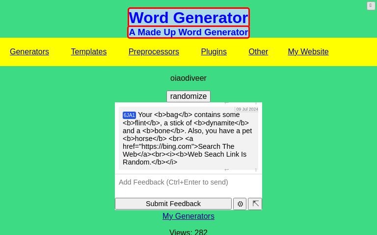 Word Generator