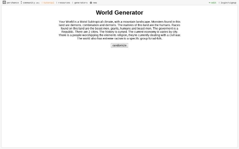 World Generator