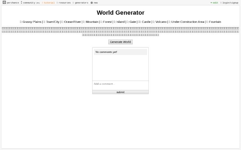 World Generator
