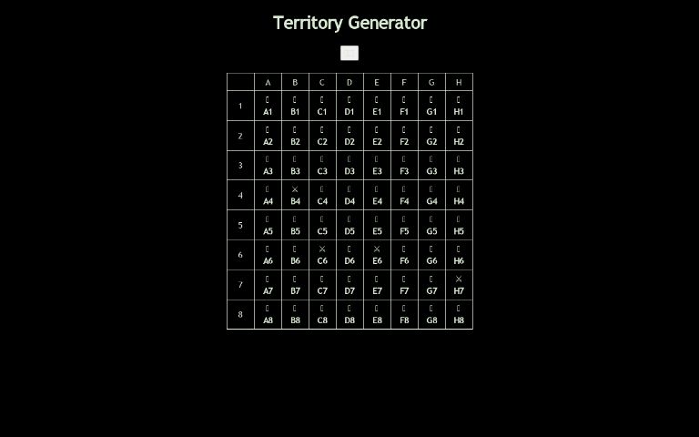 Territory Generator
