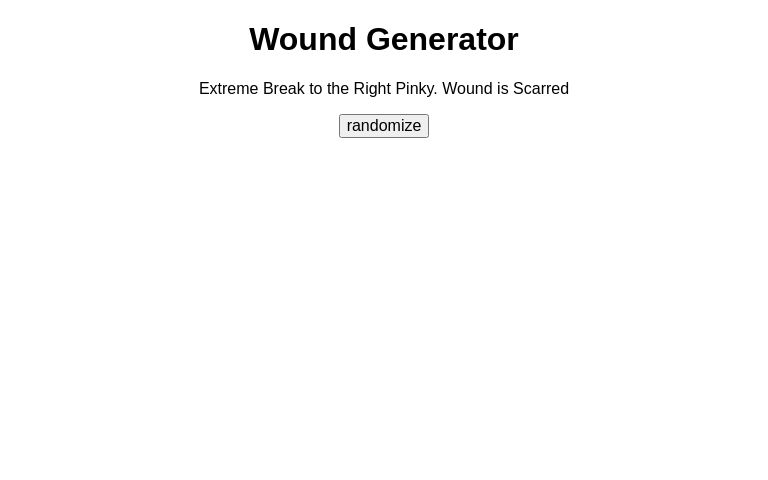 Wound Generator