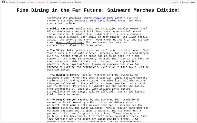 Recently Updated Generators ― Perchance