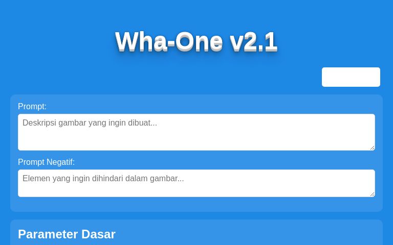 Wha-One v2.1 ― Perchance Generator
