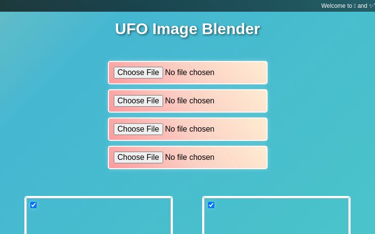 🛸 and 's Image Blender ― Perchance Generator