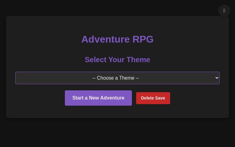Adventure RPG ― Perchance Generator