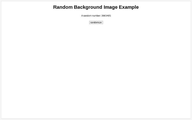 Random Background Image Example ― Perchance Generator