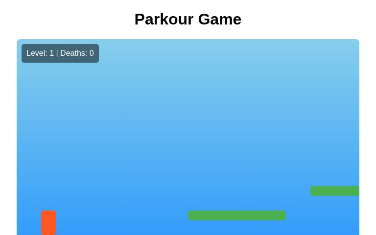 Parkour Game ― Perchance Generator
