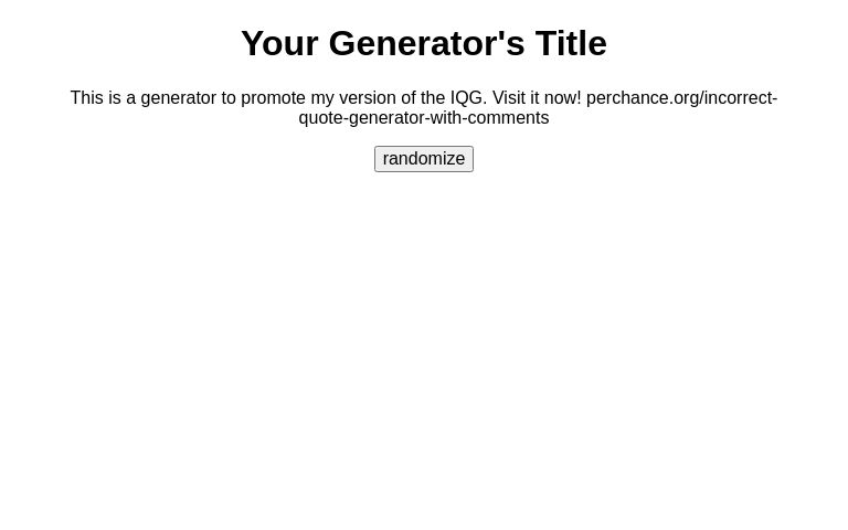 Wvok9xuiok ― Perchance Generator