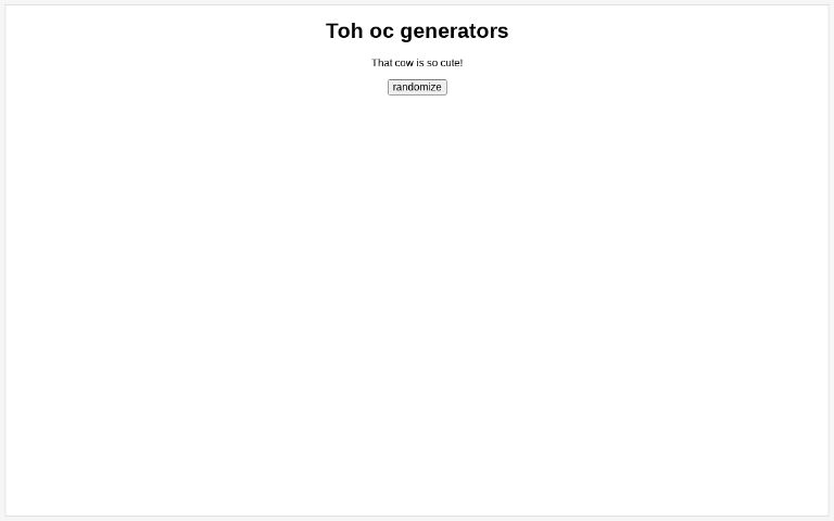 Toh oc generators