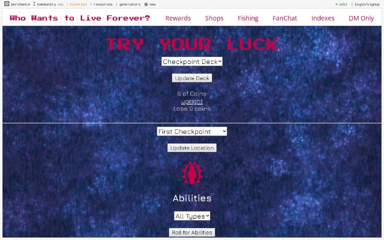 Abilities ― Perchance Generator