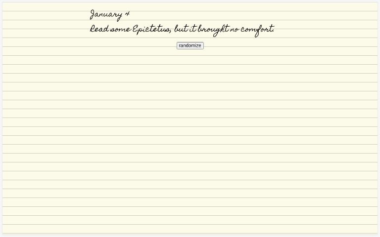 Diaryexample ― Perchance Generator
